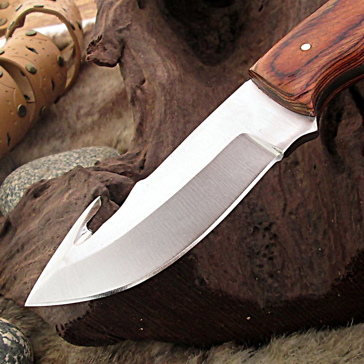 Armory Replicas Hunting Full Tang Kentucky Outfitter Gut Hook Knife