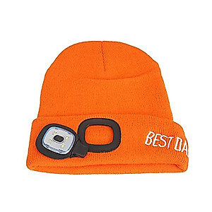 Funny Gifts for Dad from Daughter Son Fathers Day Beanie Winter Hat Christmas Stocking Stuffers for Men Daddy Step Dad Him