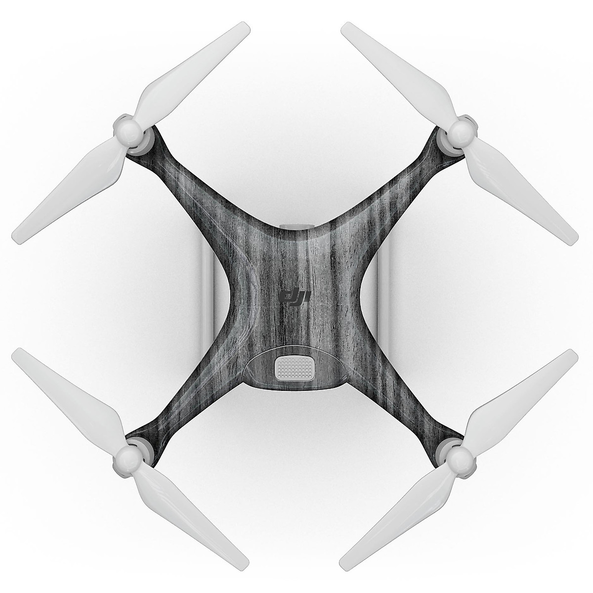 Design Skinz Design Skinz Dark Ebony Woodgrain Full-Body Wrap Decal Skin-Kit Compatible with The Drone DJI Phantom 3/Phantom 3 Pro