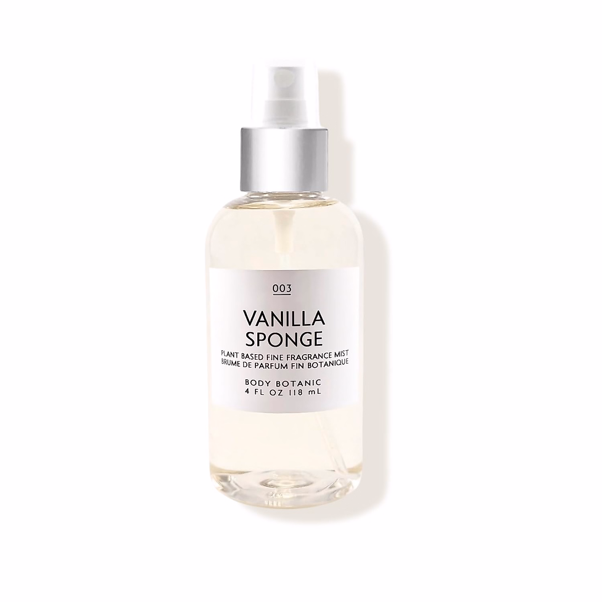 Vanilla Cake Fine Fragrance Mist by Body Botanic 4 Fl Oz 118 mL ~ the Decadent Scent of Fresh Baked Buttery Vanilla Sponge Cake with Buttercream Frosting and Whipped Cream