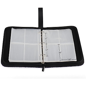 Trading Card Binder, GSHZMM 4-Pocket Card Sleeves Storage Book Holder Album Binder for Game Cards with 50 Removeable Sleeves, Ideal Baseball Binder Fit 400 Cards,Grapefruit Shape Binder