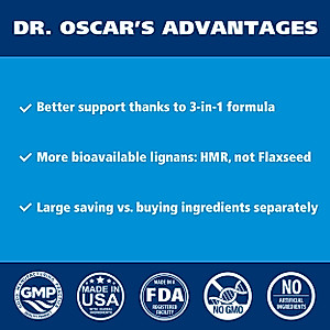 HMR Lignans and Melatonin for Dogs with Cushings. Superior 3in1 Formula with Biotin. Adrenal Support, Helps Maintain Normal Cortisol Levels. Better Than Lignans & Melatonin Only. Skin & Coat Support