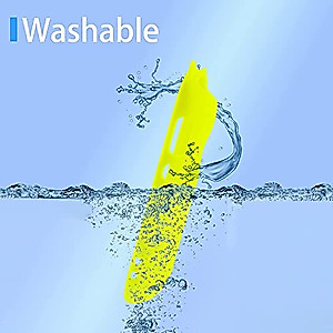 Remote Control for TCL, Hisense, Onn, Sanyo, Philips, Sharp, JVC, Hitachi, Element Roku TV Remote, for 24 32 40 42 43 45 50 55 58 65 70 75 80 85 Inch Roku Smart TV with Glow Yellow Remote Cover Case