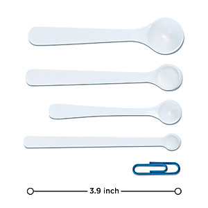 Dosing spoon | milligram measuring spoons set of 7 | exact dosing from 6 mg to 1g | mg measuring spoons for powder