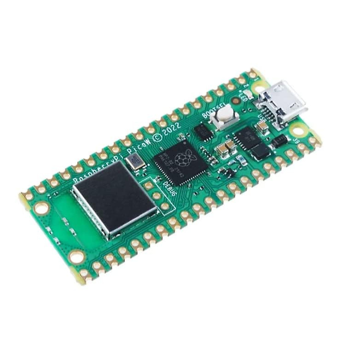 DVOZVO 4Pack Raspberry Pi Pico W with Pre-Soldered Headers, Raspberry Pi RP2040 Chip, WiFi Wireless Connectivity