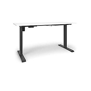 HON Basyx BSXHW2460 Height Adjustable Desk, 24 x 60, White