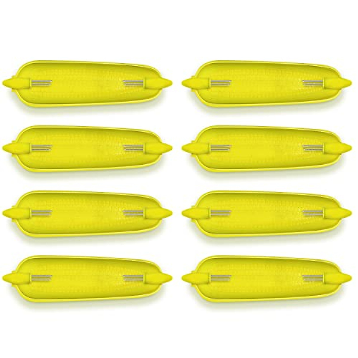 24 Pieces Corn Cob Holders and Dish Set Corn on the Cob Skewer Stainless Steel Skewer Needle BBQ Tool and Plastic Corn Tray