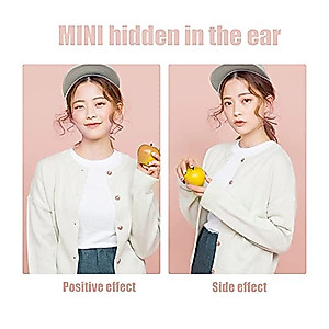 Hliavvei X13 Bluetooth Headset 5.1,Mini Invisible Headset, Bluetooth V5.1,Wireless Headset,Charging Case,Smart Touch,Microphone Talk,Super Battery Life,IPX5 Waterproof,in-Ear,Invisible earplug