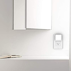 Solatec Plug-in Led Night Light with Auto Dusk to Dawn Sensor,Adjustable Brightness and Color, Warm White,Cool White Lights for Bathroom ,Hallway,Bedroom, Kids Room, Kitchen, Stairway, 6 Pack