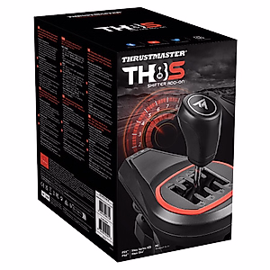 Thrustmaster TH8S Shifter Add-On, 8-Gear Shifter for Racing Wheel, Compatible with PlayStation, Xbox and PC