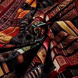 Timeless Treasures Packed Books Multi, Fabric by the Yard