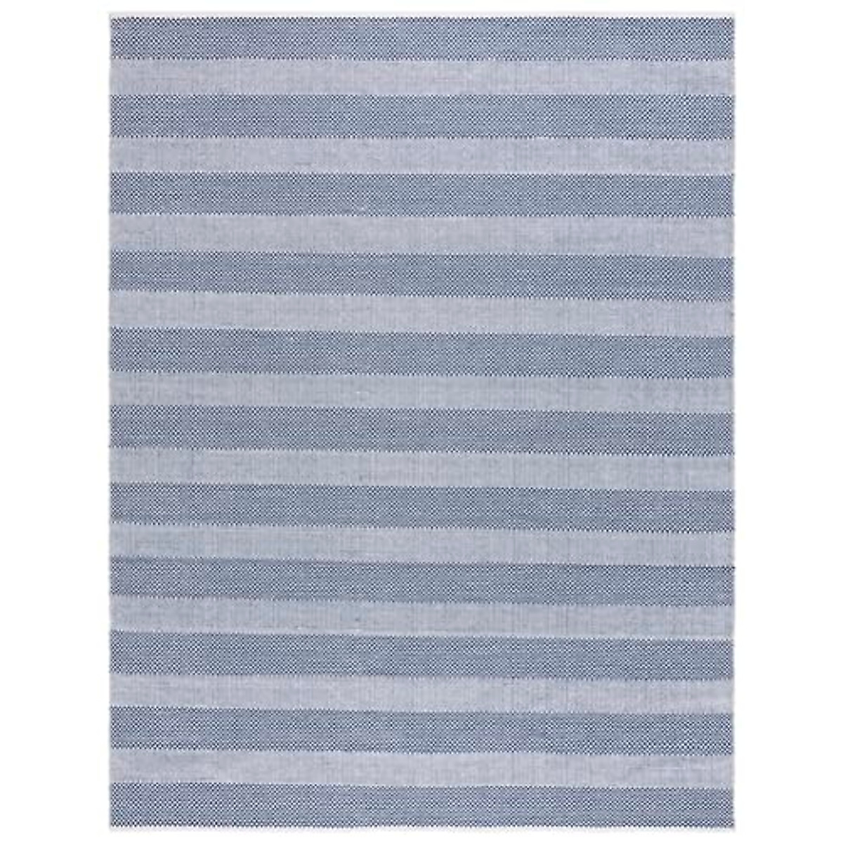 Safavieh Striped Kilim Collection 6' x 9' Ivory/Blue STK802M Flat Weave Cotton Area Rug