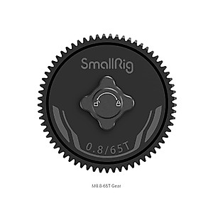 SmallRig M0.8-65T Gear for SmallRig Mini Follow Focus 3010, Comes with Standard 0.8 MOD and 65 Teeth - 3200