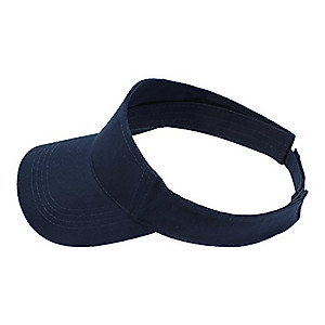 Top Level Sun Sports Visor Men Women - One Size Cap Hat,Navy