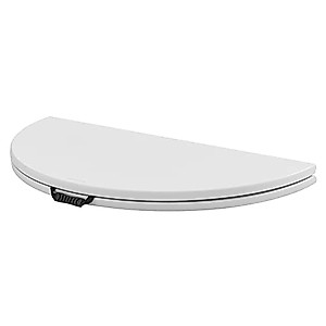 Living and More 4ft bi Round Folding Table, White