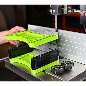 BOW Products FeatherDUO FP3 - Featherboard for Table Saws, Router Tables and Band Saws - Stackable Feather Board with EVA Feathers for Taller Material Feeds - Woodworking Tools and Safety Accessories