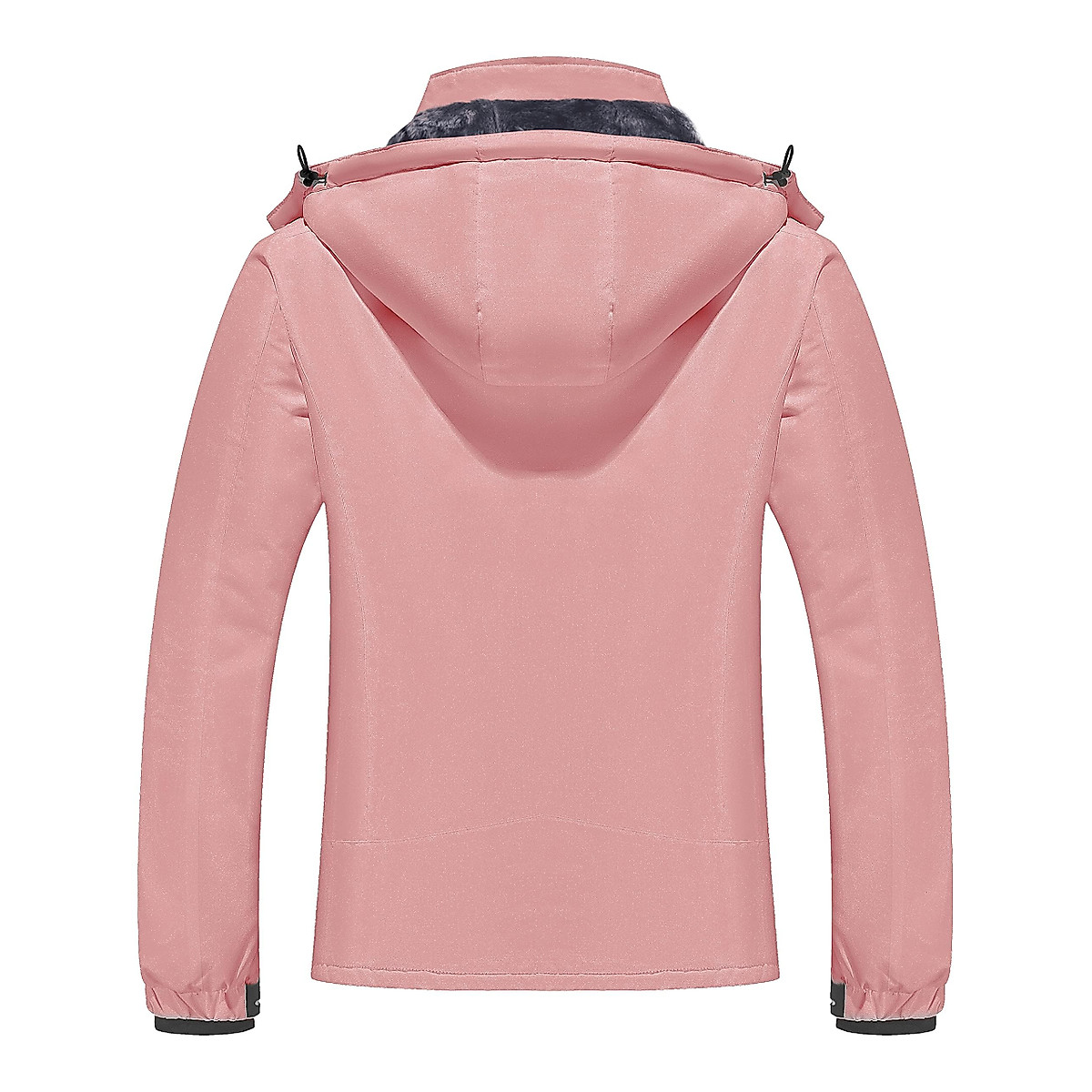 WULFUL Women’s Waterproof Snow Ski Jacket Mountain Windproof Winter Coat with detachable hood