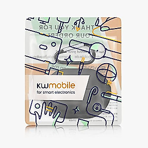 kwmobile Silicone Case Compatible with Huawei FreeBuds Pro - Case Protective Cover for Headphones - Black