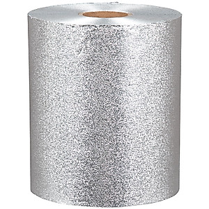 ForPro Professional Collection Expert Embossed Aluminum Foil Roll, 320 Ft Hair Foils for Color Application and Highlighting Services, Silver, Medium, 5W