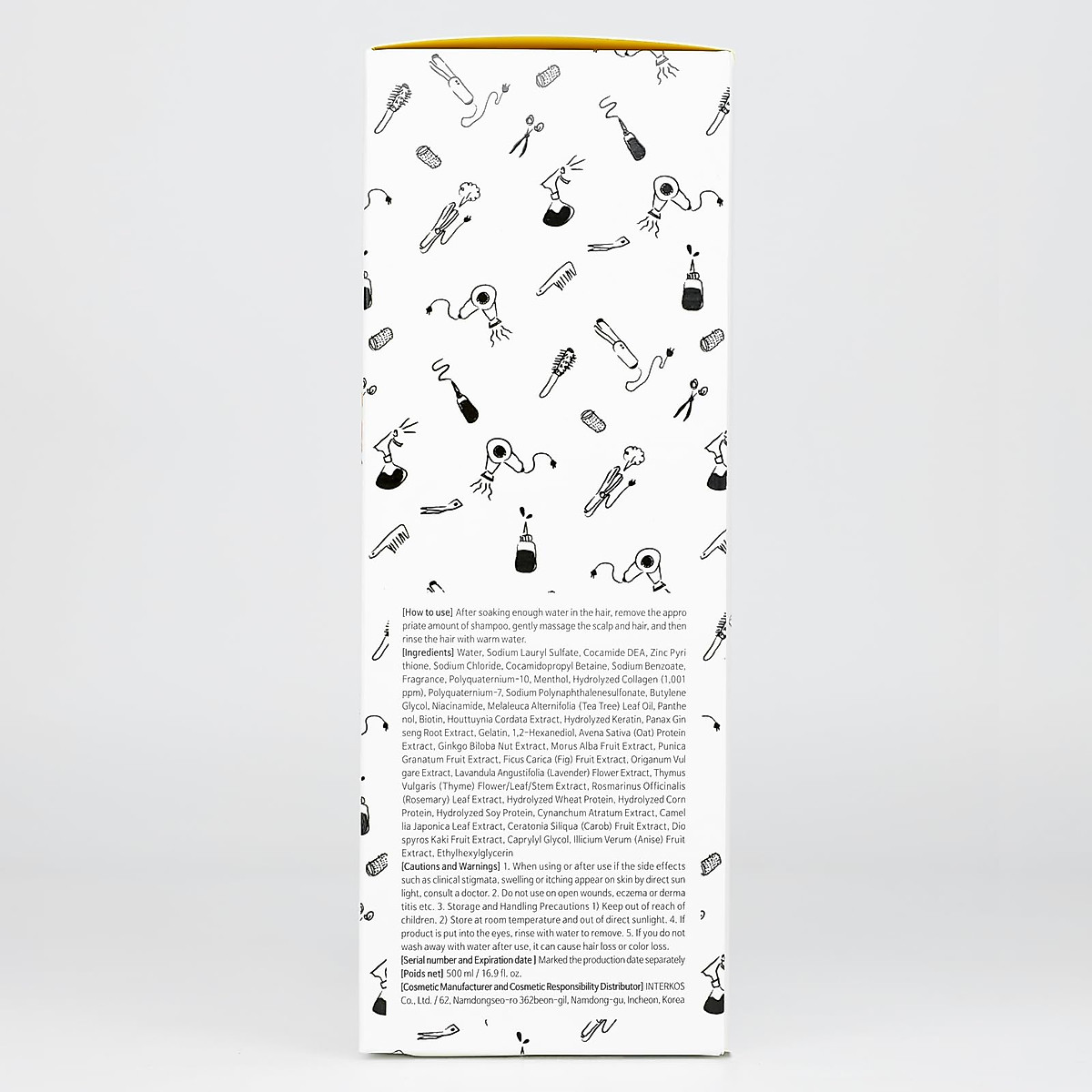 Elizavecca CER-100 Collagen Coating Hair A+ Muscle Hell-Tornado Shampoo 500ml/16.9 fl.oz. - Hair Shampoo Especially for Oily hair | Hair Shampoo for oily hair scalp | K-Beauty