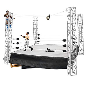 Wrestling Ring for Action Figures & Highwire War Playset