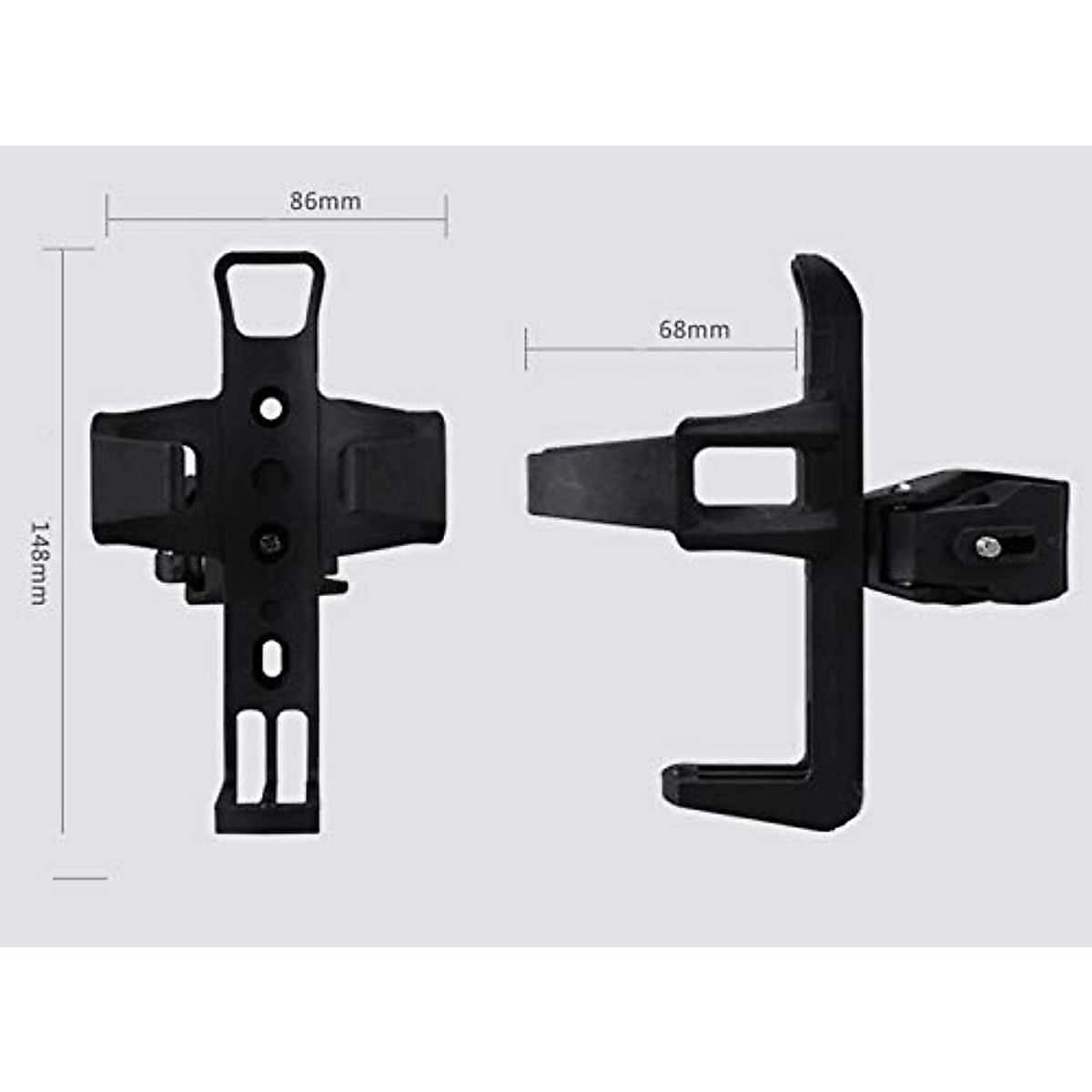 GLDYTIMES 360 Degrees Rotation Water Bottle Holder Replacement for Bike &Electric Scooter, Anti-Slip Fast Dismounting Accessories Cup Drink Holder