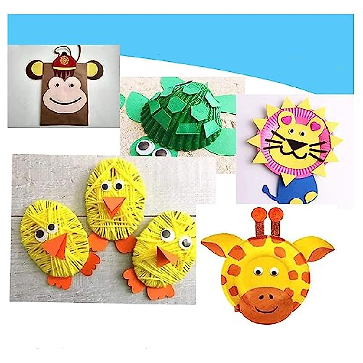 Vivixin Googly Eyes Self Adhesive 300pcs, Black Plastic Wiggle Googly Eyes for Crafts, Wiggle Googly Eyes, Large Googly Eyes Sticker for DIY (12mm)