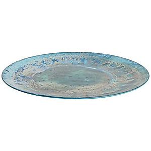 Certified International Radiance Teal Melamine 11" Dinner Plate, Set of 6