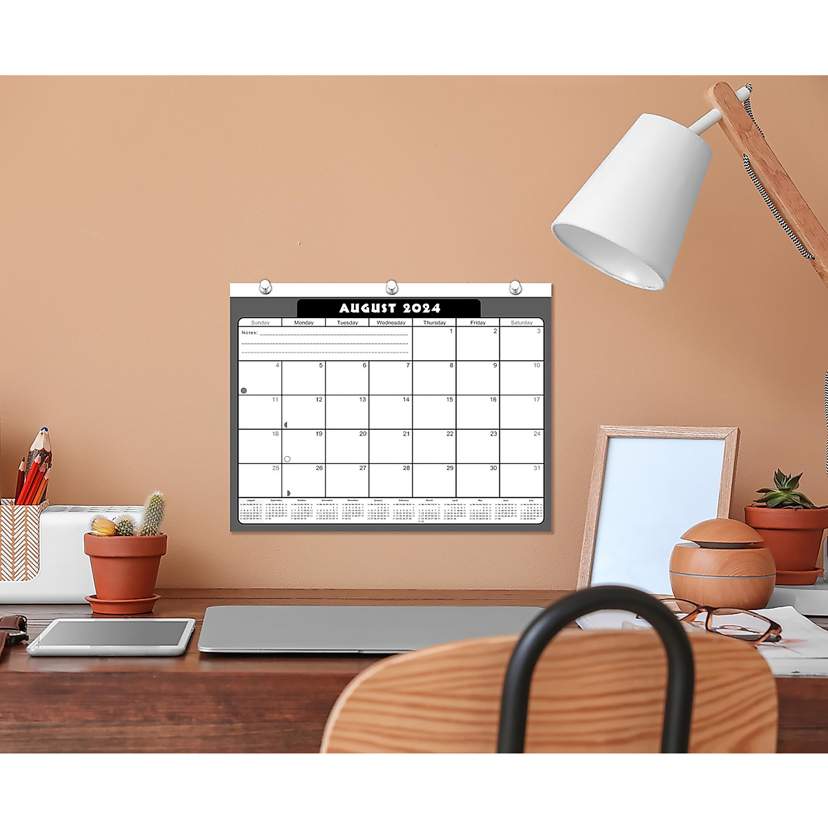 2024-2025 Academic Year 12 Months Student Calendar/Planner for 3-Ring Binder, Desk or Wall (Edition #023)