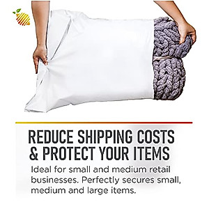 XXL Jumbo Expansion Poly Mailers 24 x 21 x 6 inches (Expandable - Gusseted) - 30 Pack - Tough Plastic Privacy Mailing Envelopes from Lemon Hero Office Solutions