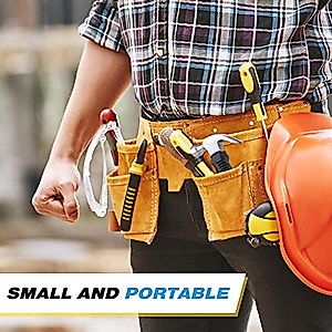 Therwen 9 Pcs Small Claw Hammer Bulk 8 Oz Small Stubby Hammers Mini Stubby Claw Hammer Multifunction Claw Hammers Tool with Soft Rubber Handle for Home Repair DIY Building Woodwork Camping 3 Colors