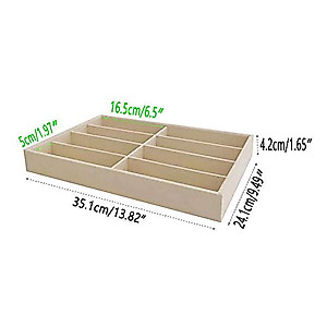 Large Beige Premium Quality Velvet Glasses Box Tray Stackable Practical Trade Show Home Use Jewelry Display Organizer