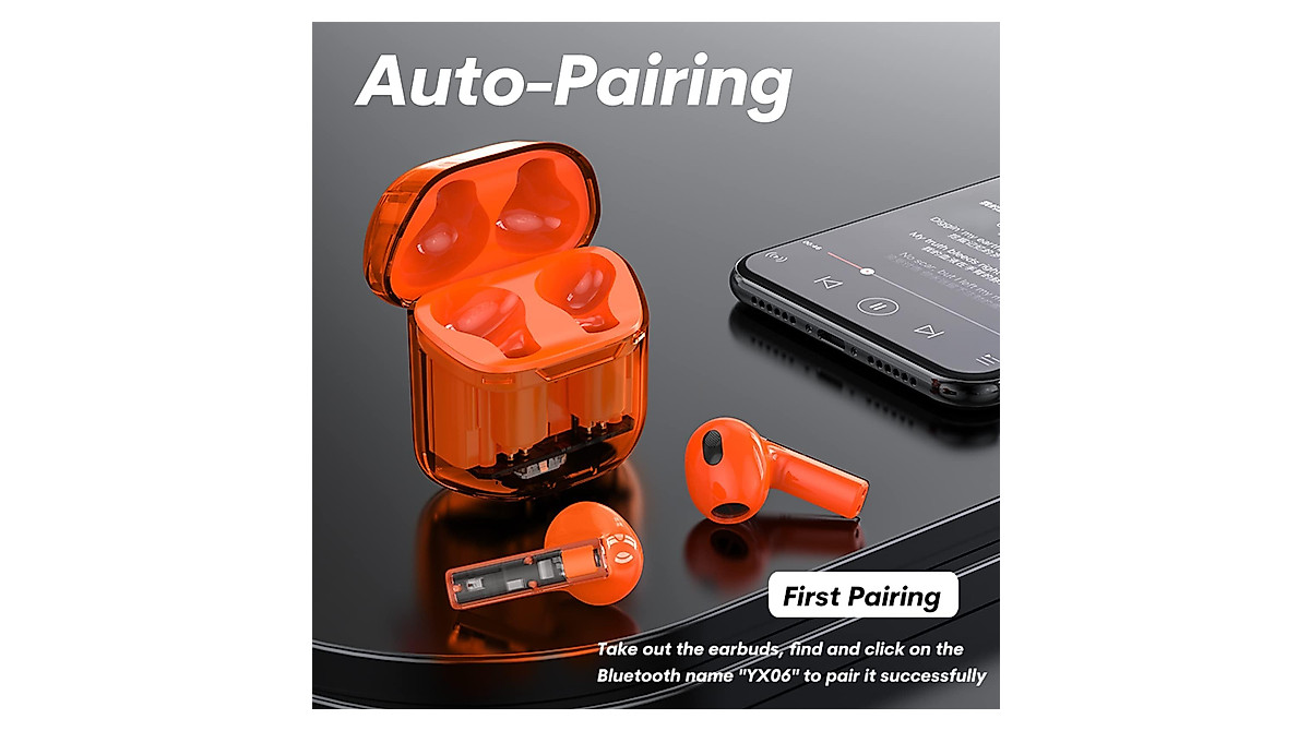 Cyberpunk True Wireless Earbuds - Hi-Fi Sound, Long Battery