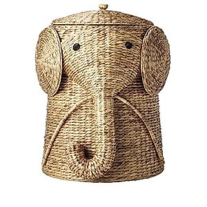 Home Decorators Collection Animal Bathroom Hamper, 23" Hx18 Wx19 D, Natural