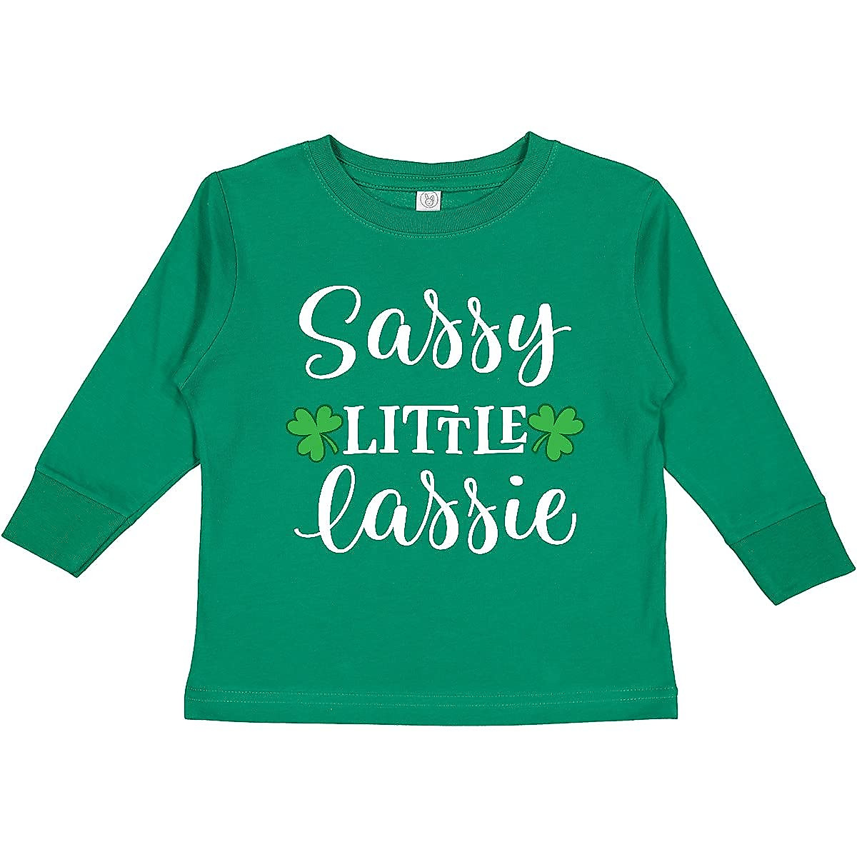 inktastic St Patricks Irish Lassie Toddler Long Sleeve T-Shirt 3T Kelly Green 2ed94