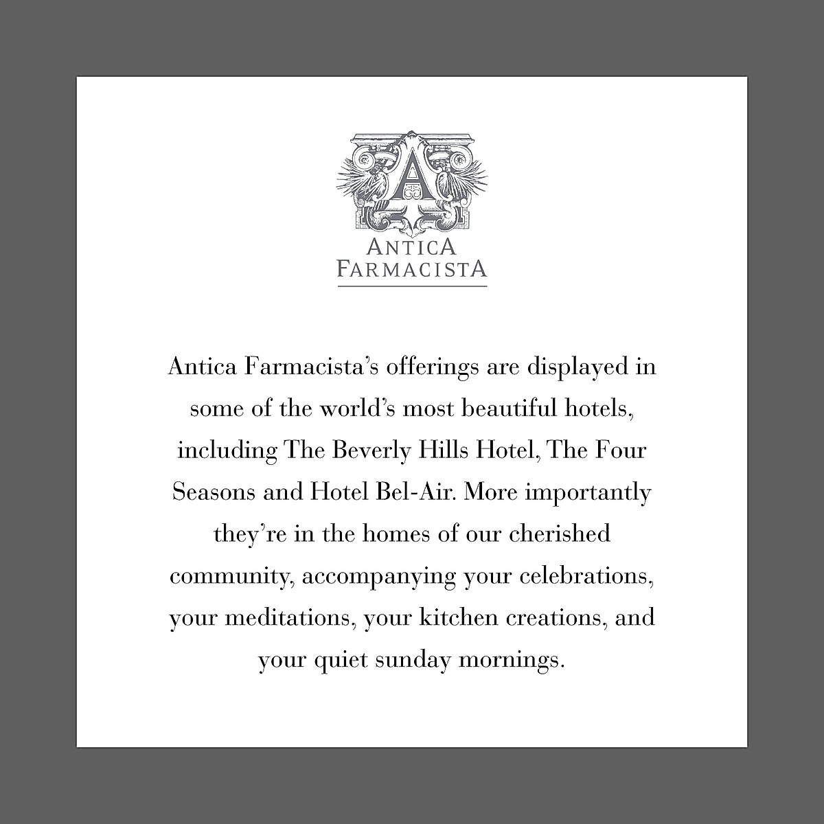 Antica Farmacista Room Spray, Vanilla, Bourbon and Mandarin 3.4 Fl Oz