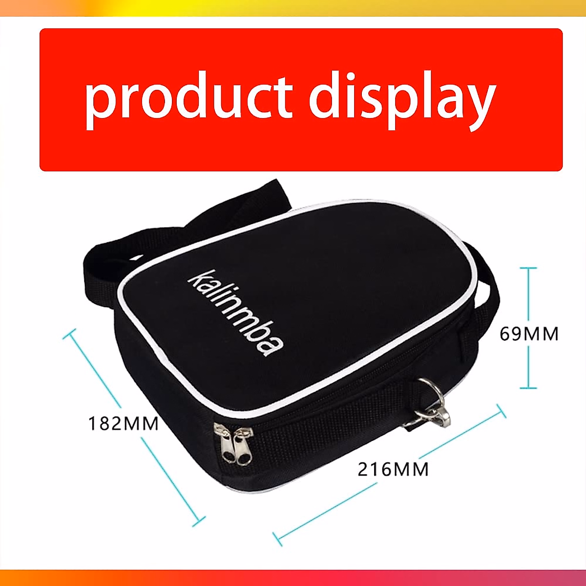 Jackie Waterproof cross soft case of Mbira, Kalimba,Thumb Piano, Likembe, Sansula