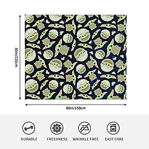 Throw YD Blanket Flannel Fleece Bed Blanket Cozy Soft Plush For Couch Sofa Living Room Blanket For Kids Adults 50" X 60"