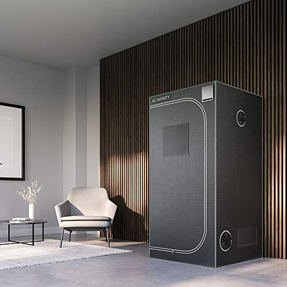 AC Infinity CLOUDLAB 894 Advance Grow Tent, 96”x48”x80” Thickest 1 in. Poles, Highest Density 2000D Diamond Mylar Canvas, 8x4 for Hydroponics Indoor Growing