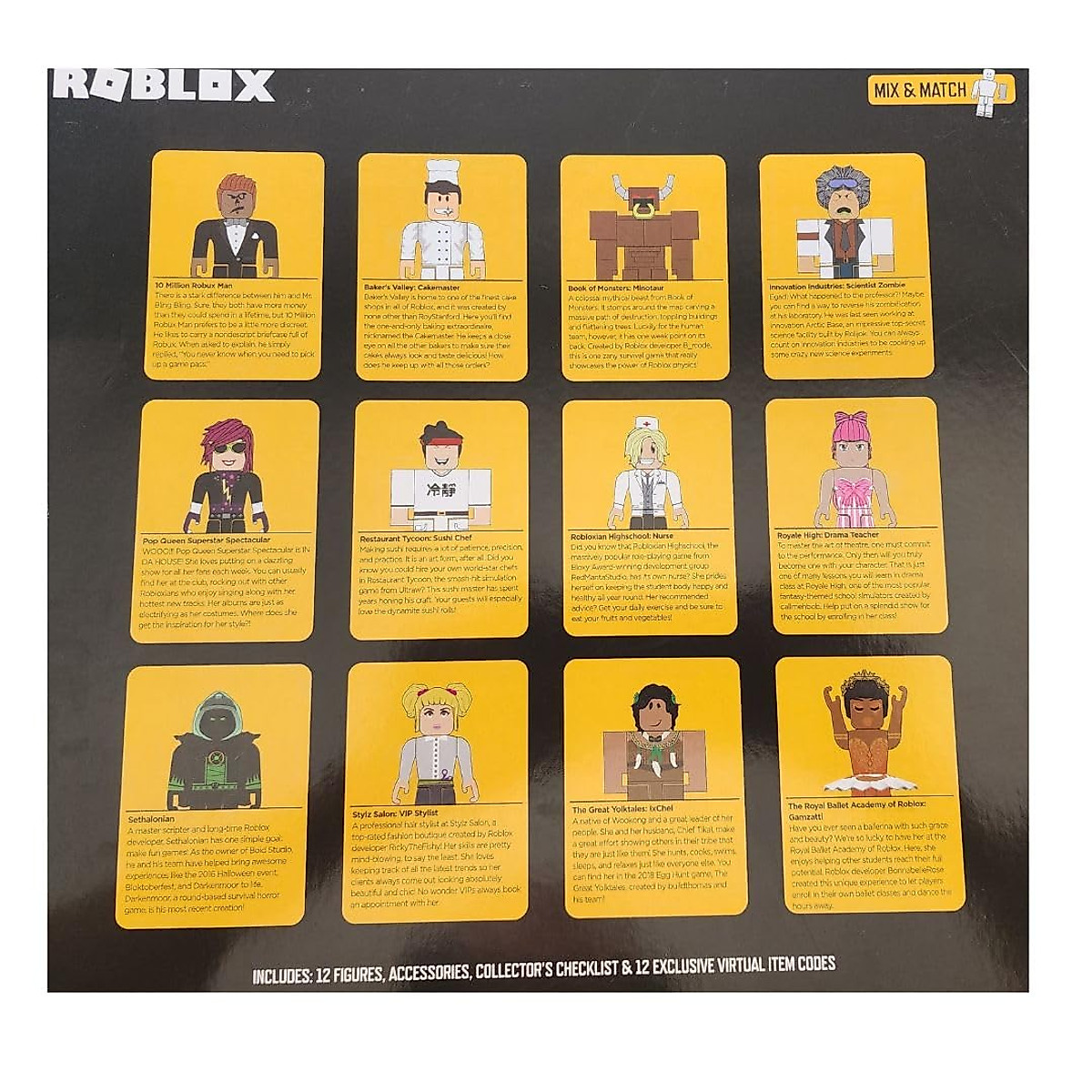 Playset Celebrity Collection - Series 3 Figure 12-Pack (Includes 12 Exclusive Virtual Items)