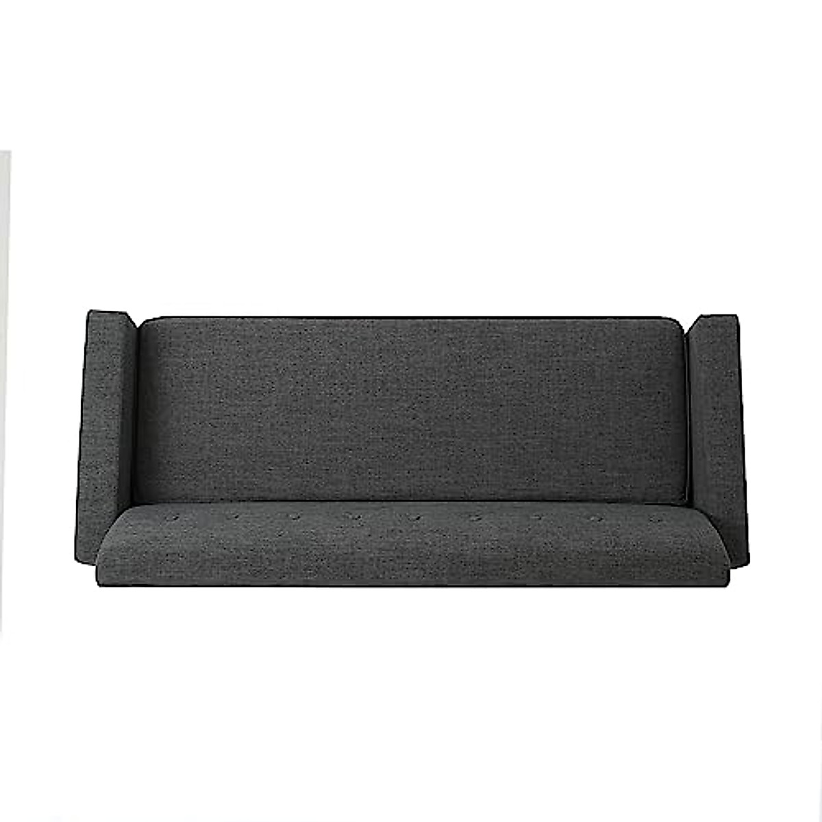 Christopher Knight Home Sawyer Mid-Century Modern Fabric 3-Seater Sofa, Grey / Natural