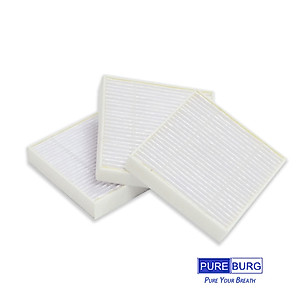 PUREBURG AM99 Replacement True HEPA Filters Compatible with AURORA,4WDKING,KENGEE,TILKOM Electrical Air Purifier AM99,H13 Air Clean 6-Pack