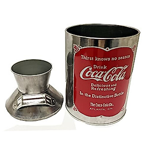 The Tin Box Company Coke Replica Milk Can, Red, 4-1/4 x 8" - 666217