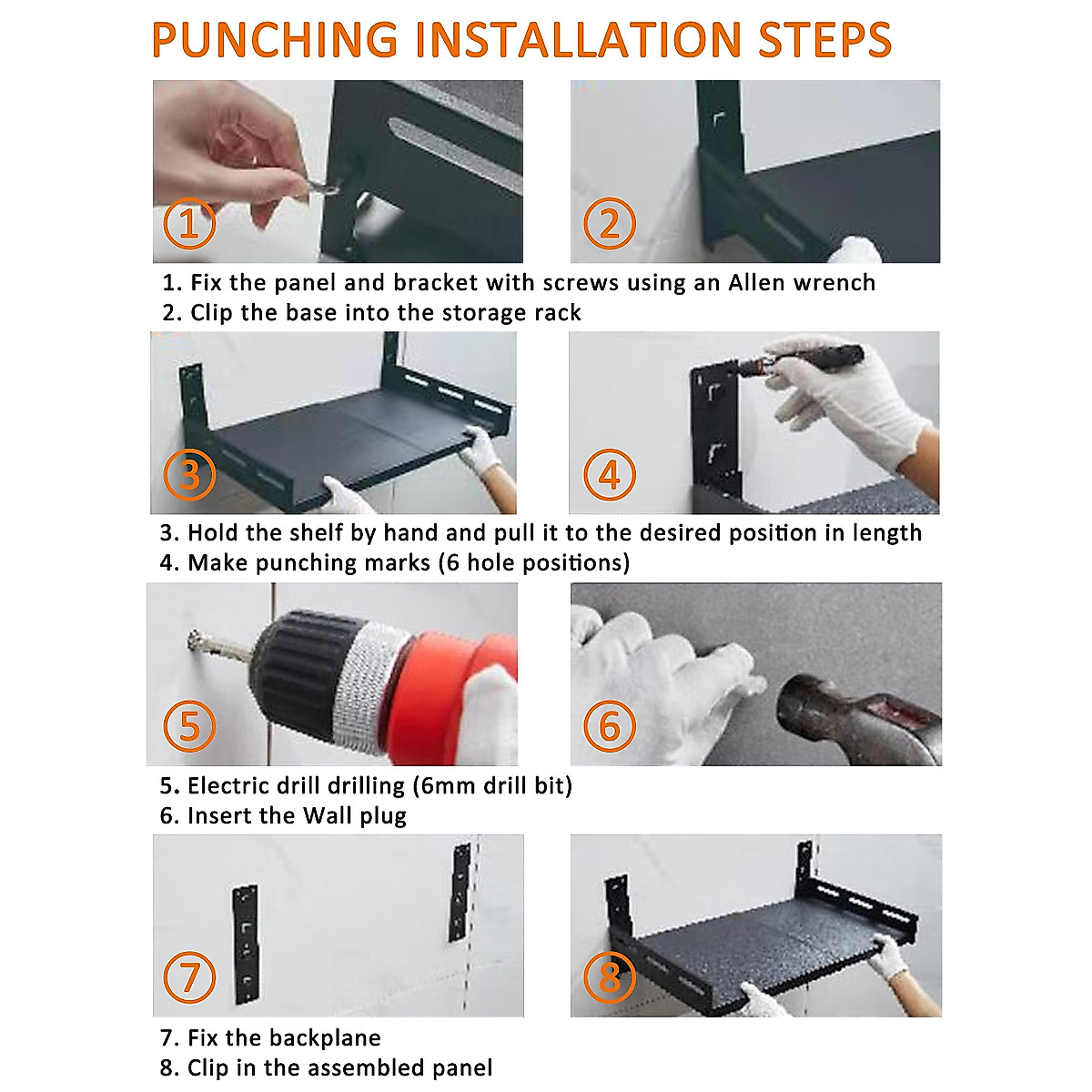 ECHLI Retractable Stainless Steel Wall Rack, Commercial Storage Rack, countertop Multifunctional Storage Bracket, Kitchen Seasoning Rack for Electric Oven Microwave (16-25.5 Brushed Nickel)