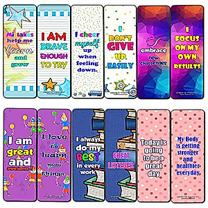 Positive Affirmations for Kids Bookmarks (60-Pack)