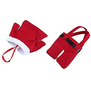 Kaxich 8pcs Christmas Cutlery Holders Suit Silverware Pockets Knifes Forks Tableware Decor Bag Storage Covers Christmas Xmas Party Decorations