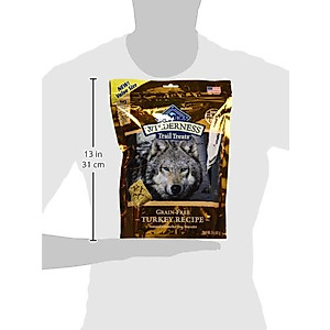 Blue Buffalo Wilderness Trail Treats High Protein Grain Free Crunchy Dog Treats Biscuits, Turkey Recipe 24-oz Bag