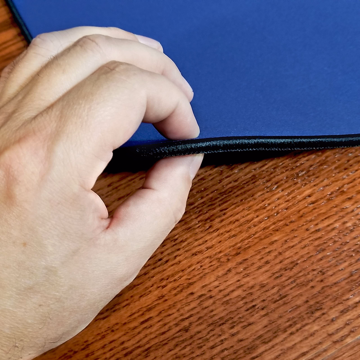 Board Game Playmat [3'x5'/Thick Super Cushioned/Stitched Edge/Water Resistant] with Carrying Case - for Tabletop Board Games, Card Games, RPG Games (Medium, Blue)