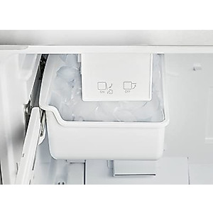 Hamilton Beach HBF1558 15.6 Counter Depth Full Size Refrigerator, Side Doors, Stainless, 15.8 cu ft