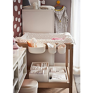 Ikea SNIGLAR changing table, 72x53 cm, beech/white